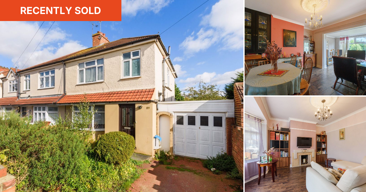 3 bed semi-detached house for sale in Danson Crescent, Welling ...